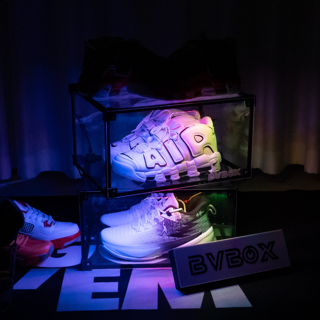 LED Voice-Controlled Drop Side Sneaker Display Box – BVBOX®